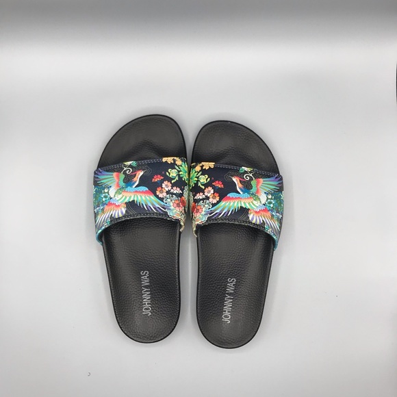 Johnny Was | Shoes | Johnny Was Dreamer Poolside Slides Sz 6 Women ...